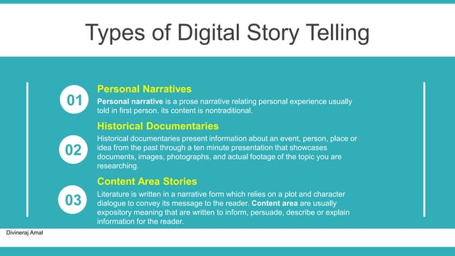 New media production, digital story telling | PPTX