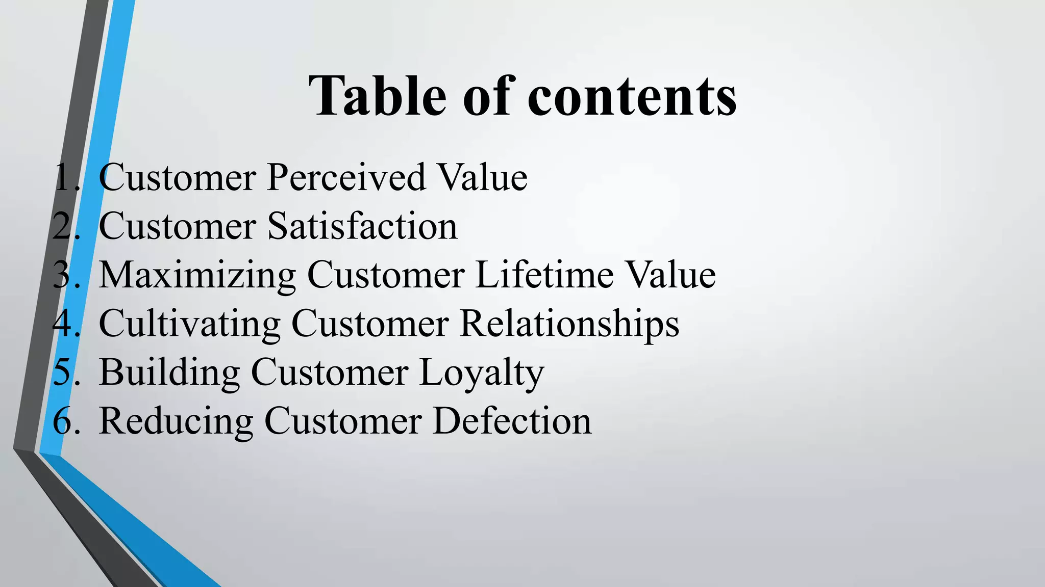 Building customer value , satisfaction and loyalty | PPT | Free Download