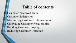 Building customer value , satisfaction and loyalty | PPTX