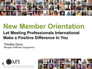 MPI Global New Member Orientation | PPT