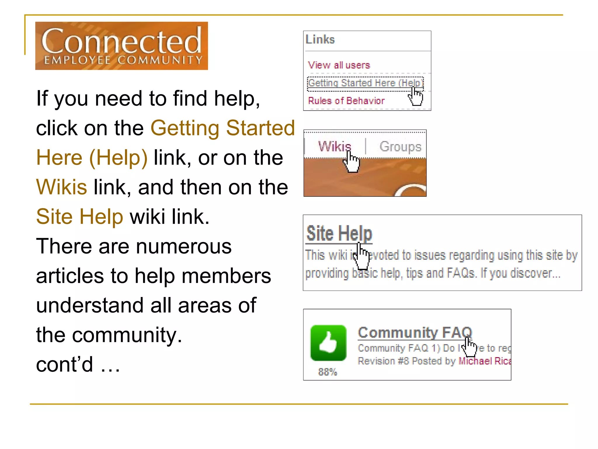 New members get Connected | PPT
