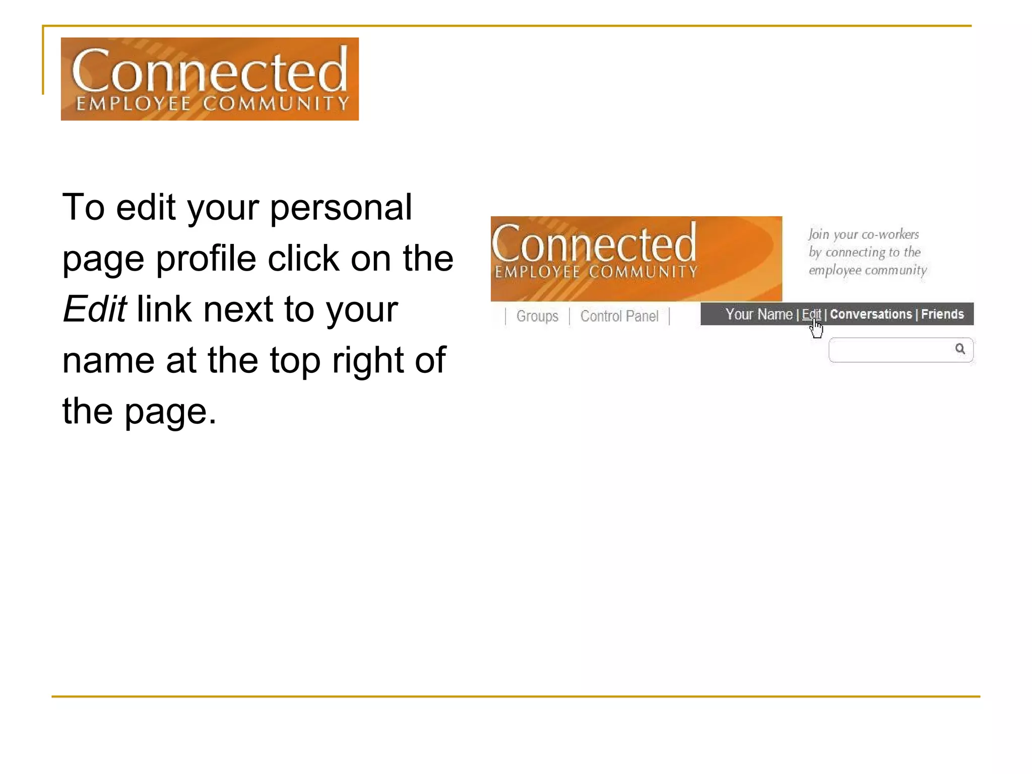 New members get Connected | PPT