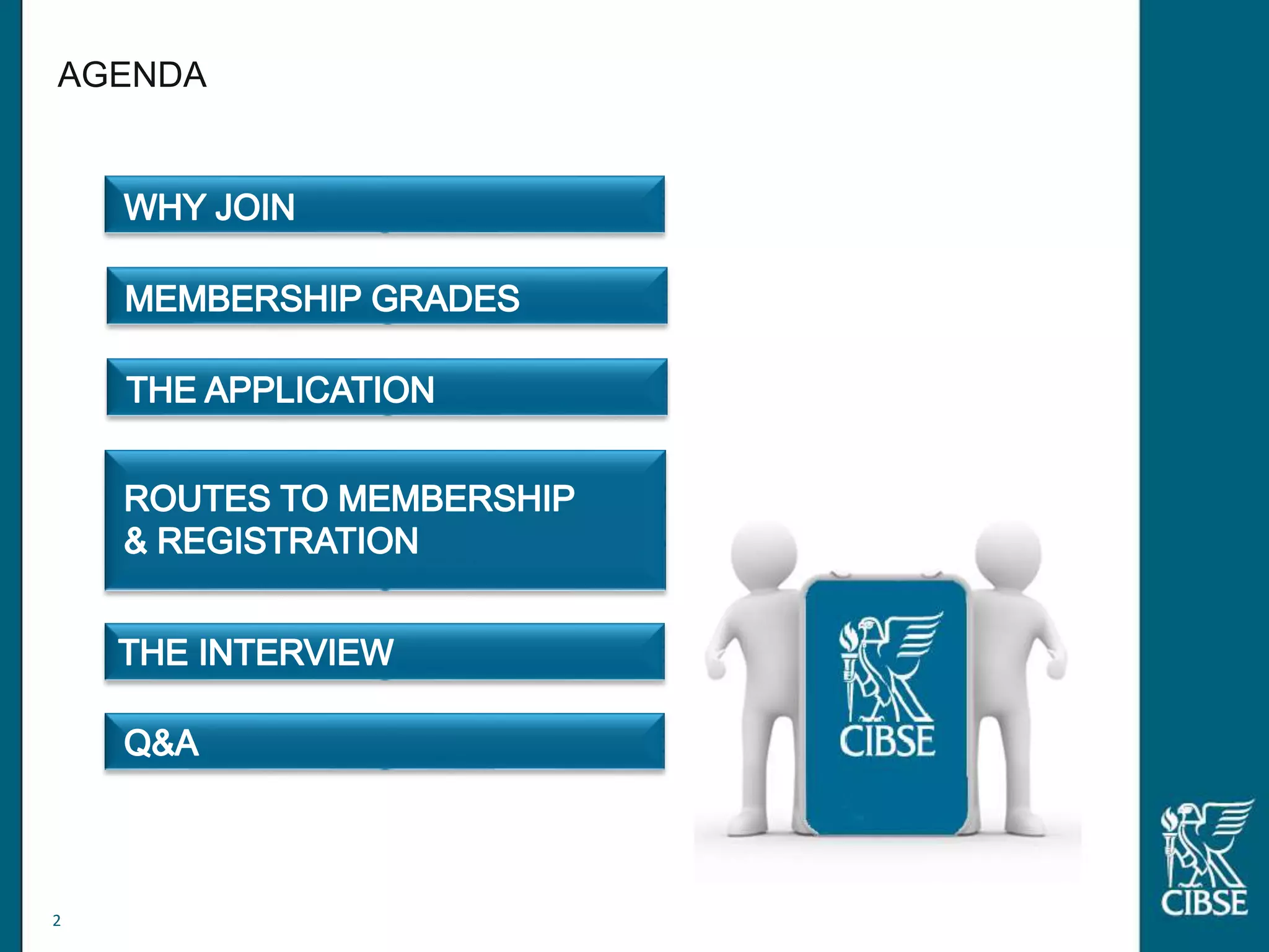 CIBSE Membership and Registration routes | PPTX