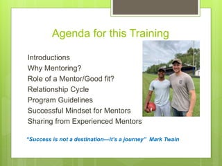 New Mentor Orientation & Training | PPTX