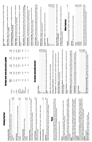 Free Wheeler Menu | PDF | Vegetarian Diets | Food & Drink