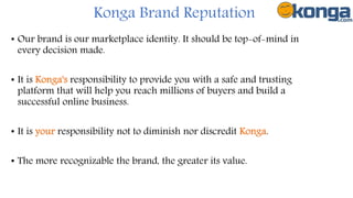 New Merchant Orientation on Konga Mall | PPT