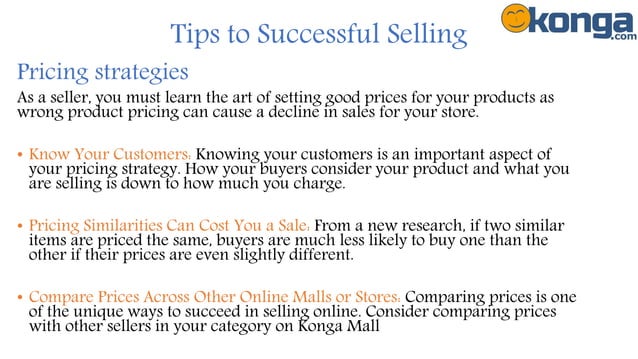 New Merchant Orientation on Konga Mall | PPT