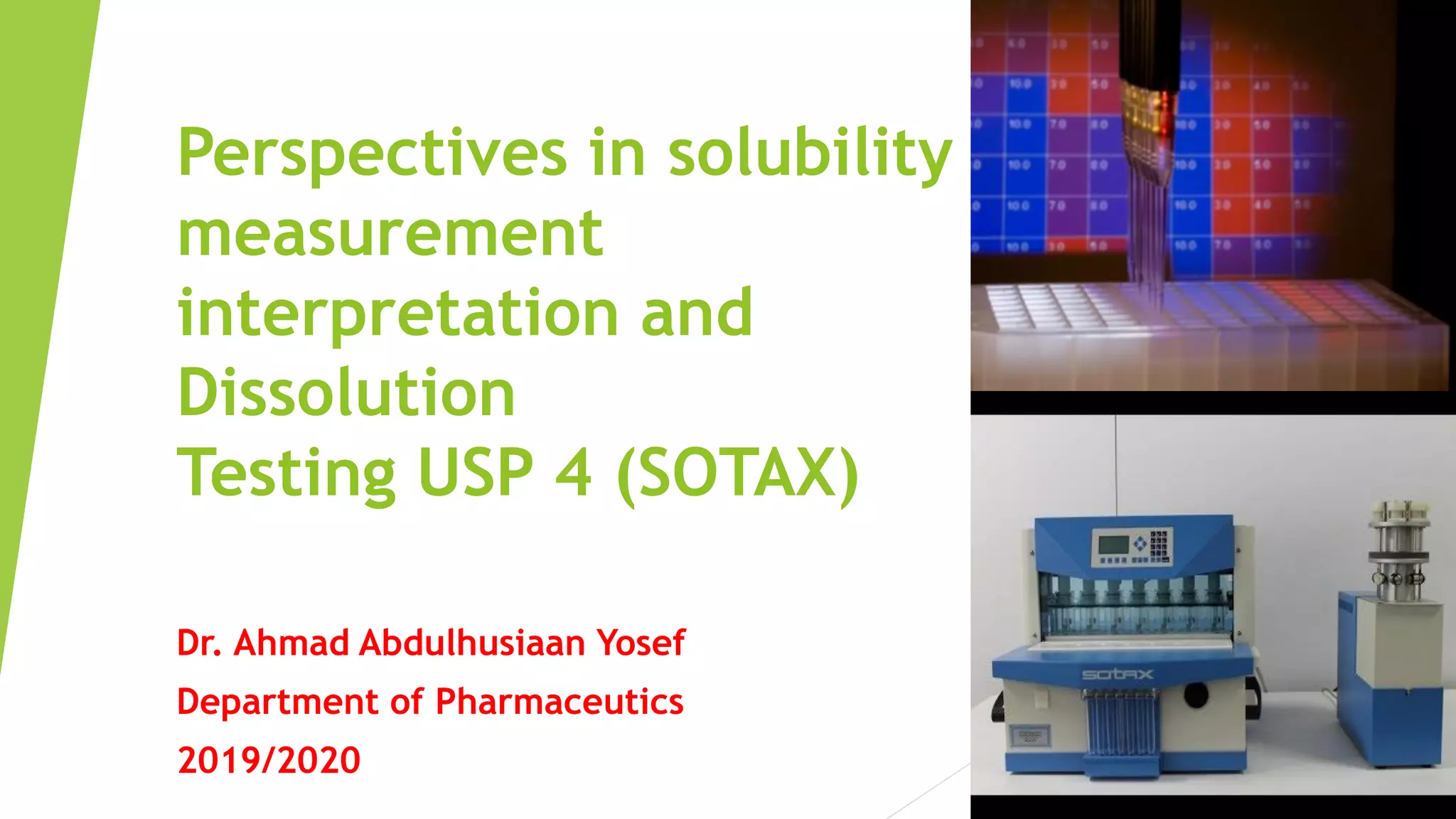 New methods of solubility | PDF