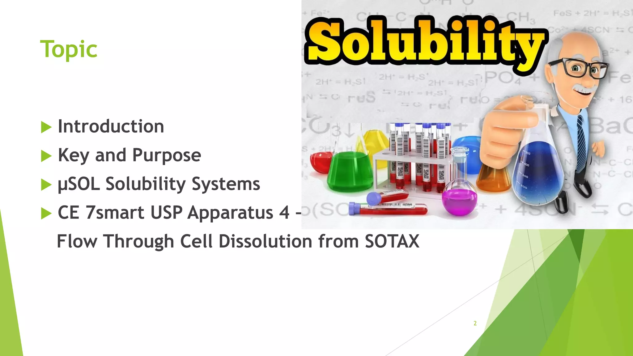 New methods of solubility | PDF