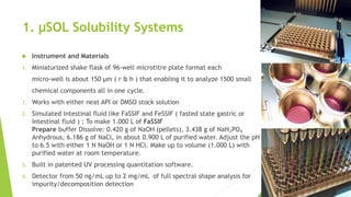 New methods of solubility | PDF