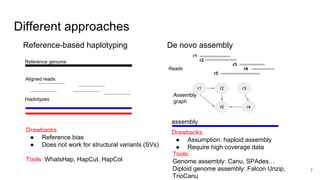 New methods diploid assembly with graphs | PPT
