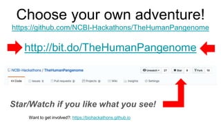 New methods the human pangenome hackathon recap | PPT