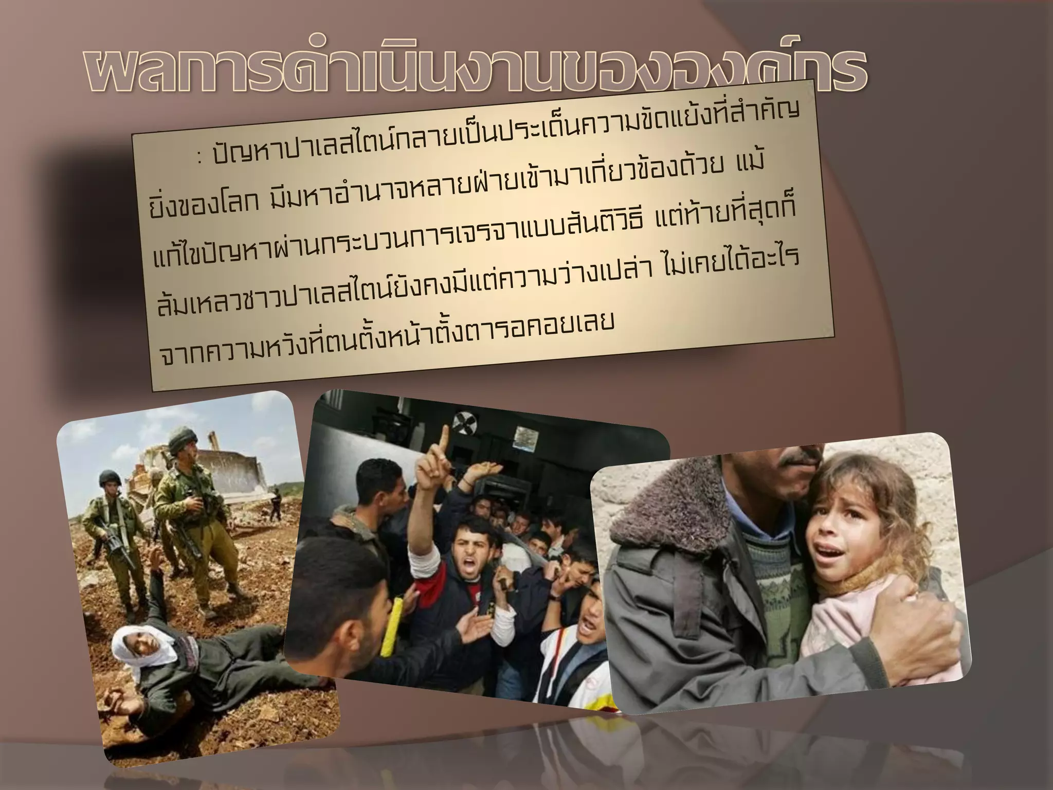 PLO Palestine Liberation Organization องค์กรปลดปล่อยปาเลสไตน์ | PPT