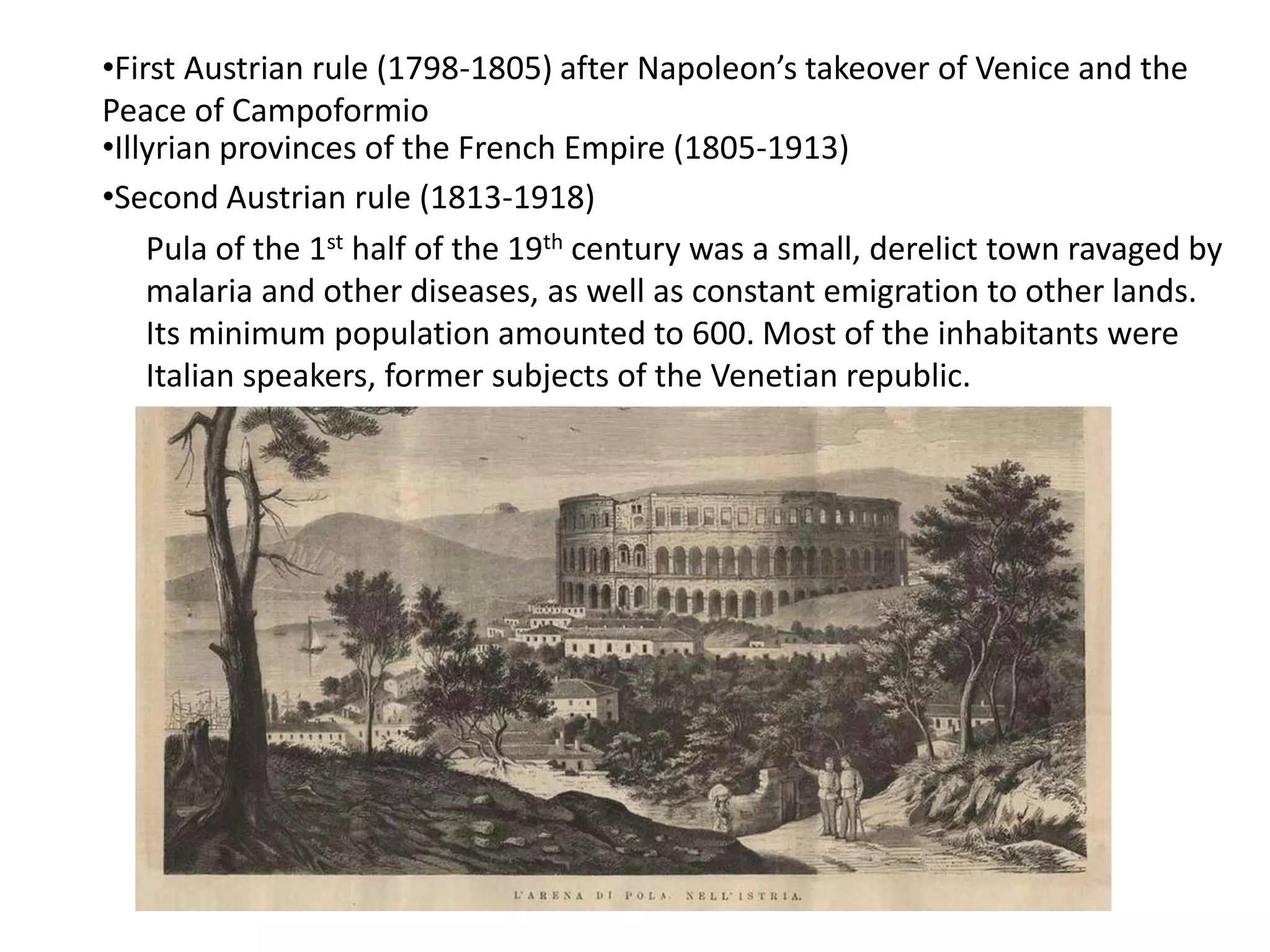 Pula the naval base of the Austro-Hungarian Navy | PPTX