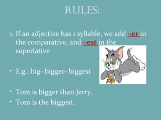 Comparative and superlative adjectives | PPT