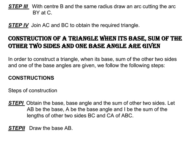 construction (maths) | PPTX