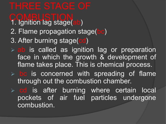 COMBUSTION IN S I & C I ENGINES | PPTX | Chemistry | Science