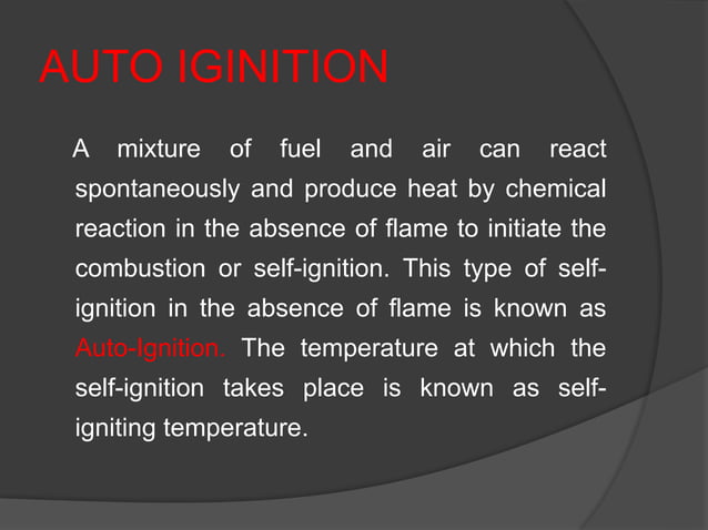 COMBUSTION IN S I & C I ENGINES | PPTX | Chemistry | Science