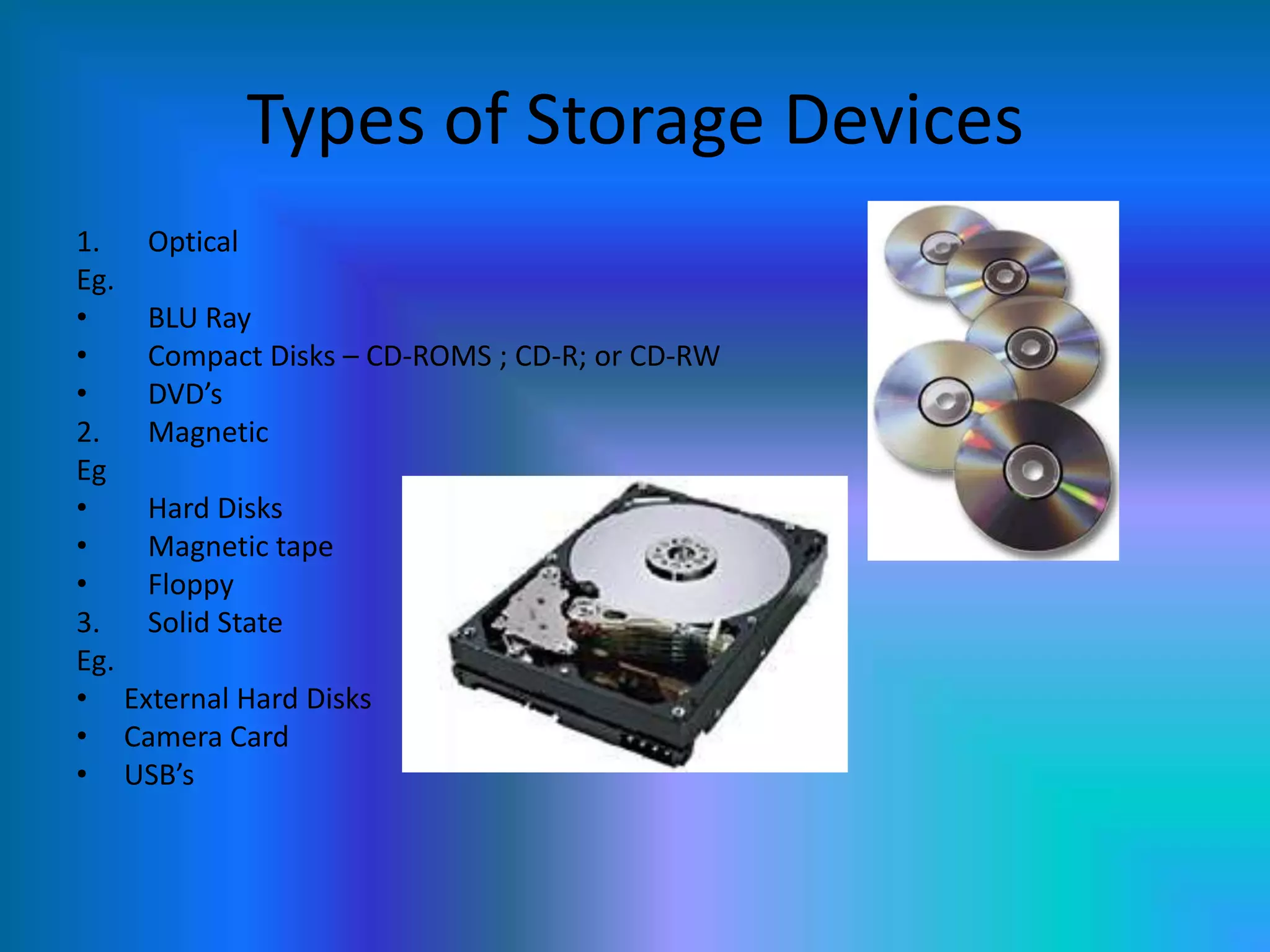 storage devices | PPTX