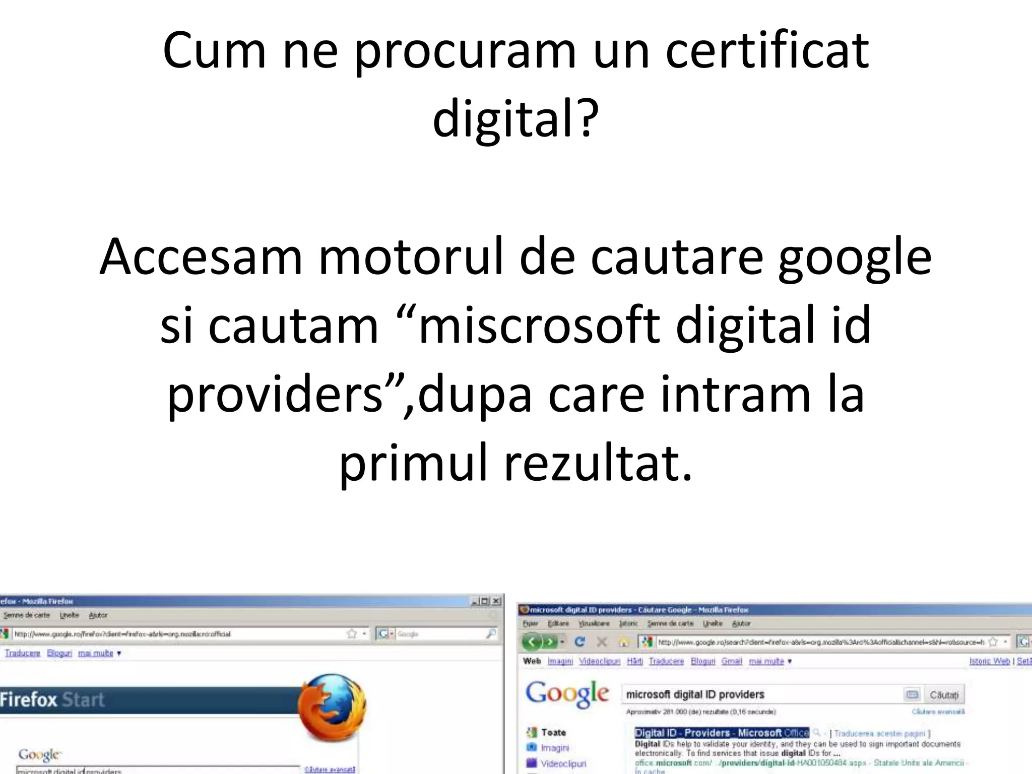 semnatura digitala a unui document word | PPTX