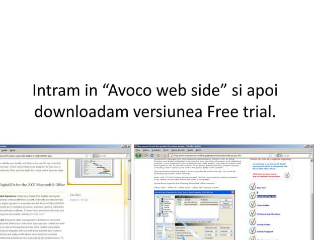 semnatura digitala a unui document word | PPTX