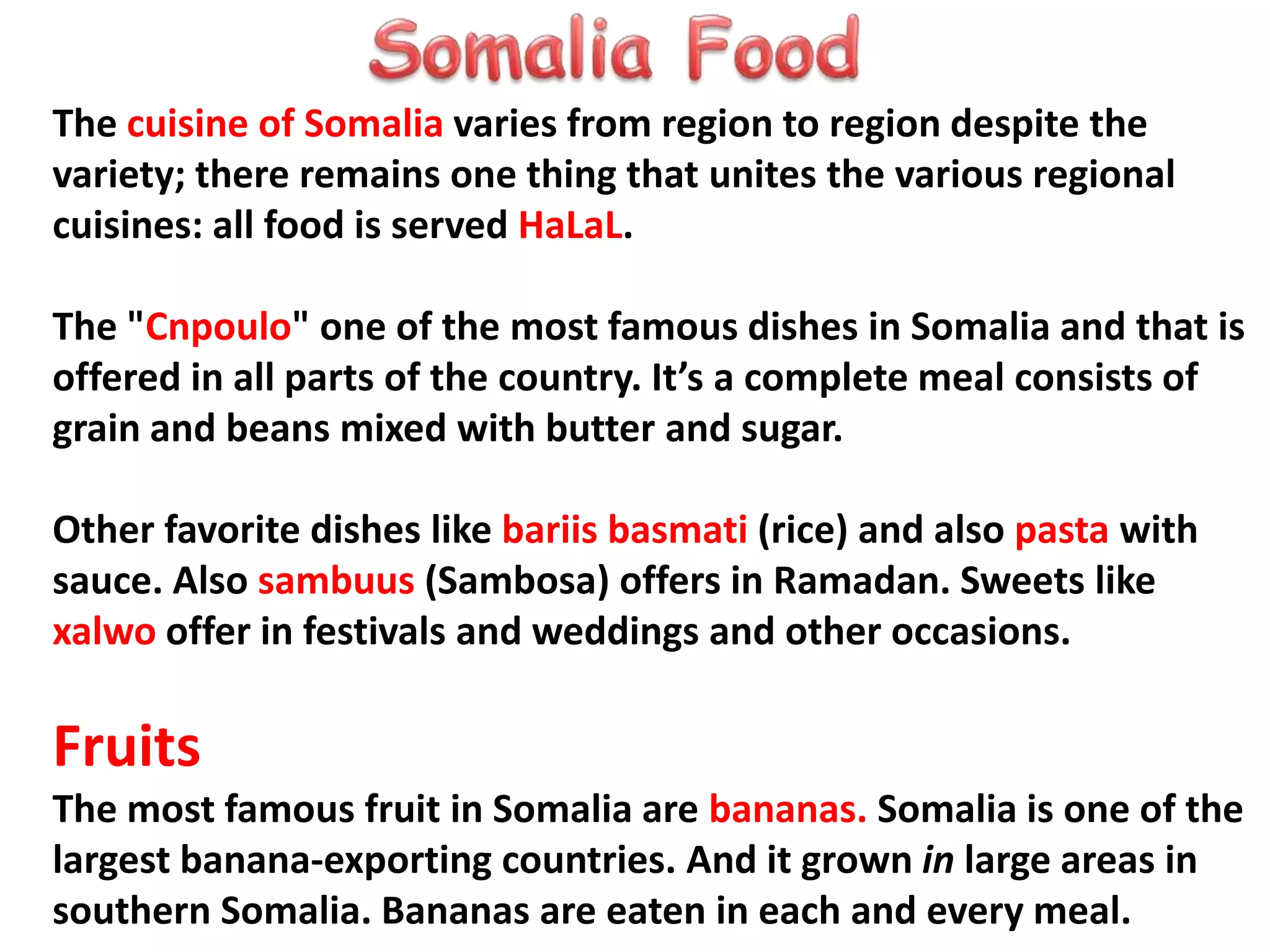 Presentation about Somalia | PPTX
