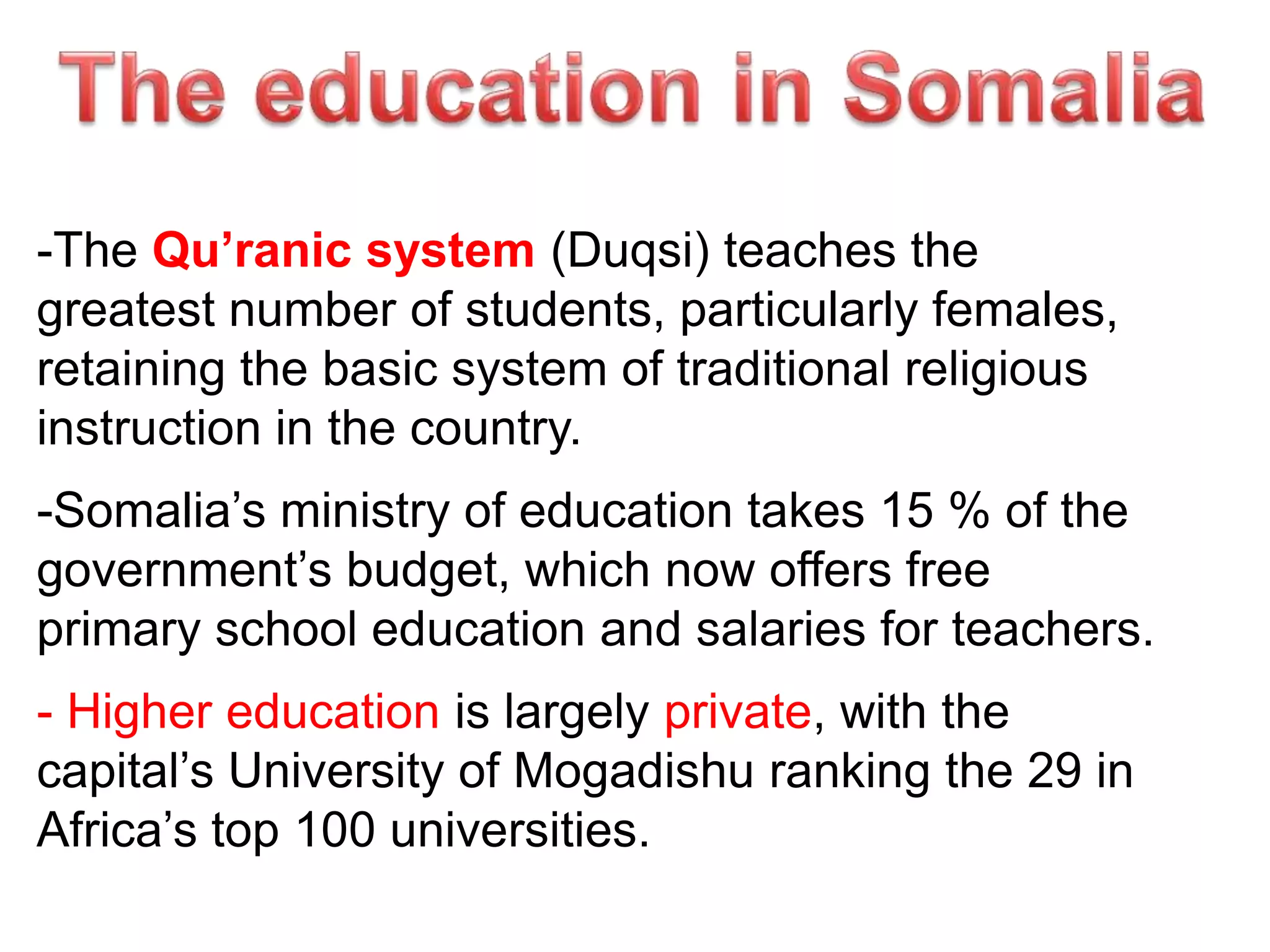 Presentation about Somalia | PPTX