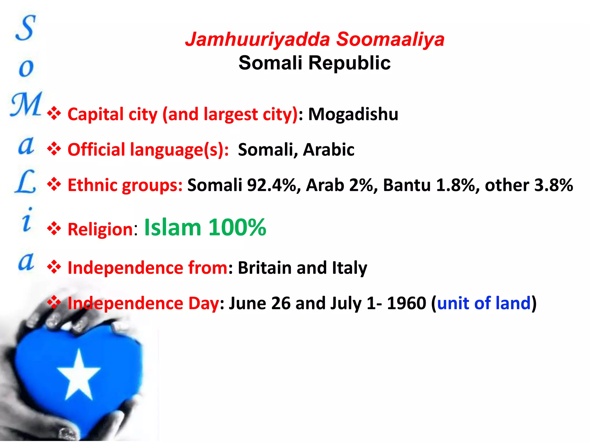 Presentation about Somalia | PPTX