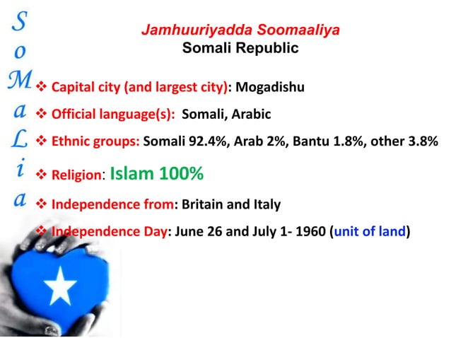 Presentation about Somalia | PPTX