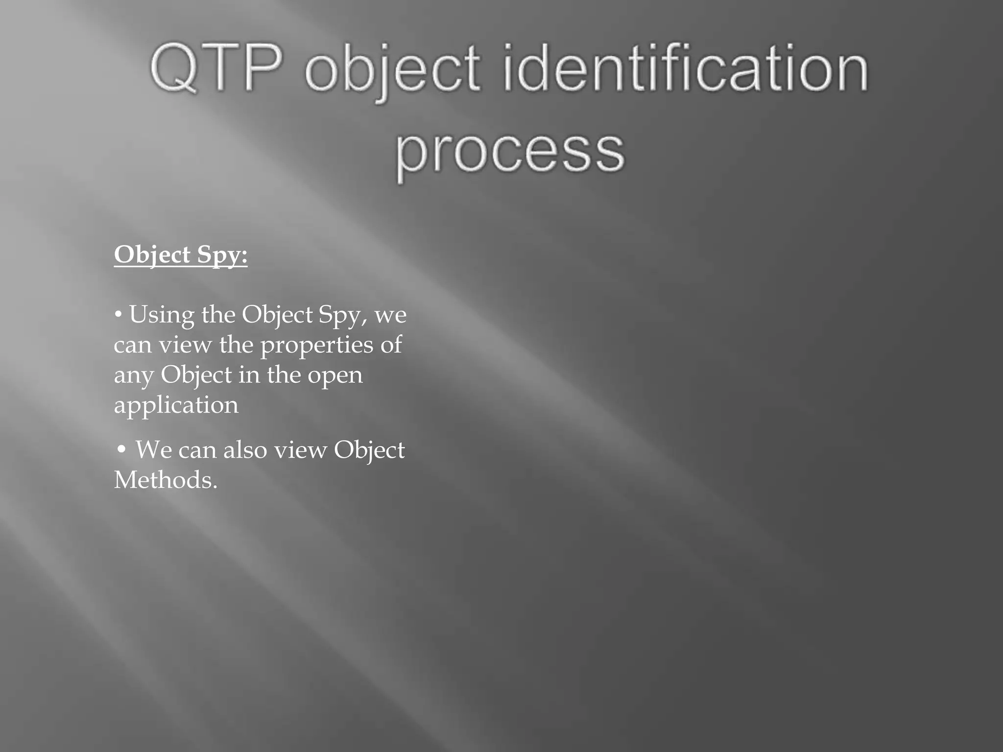 QTP Presentation | PPTX