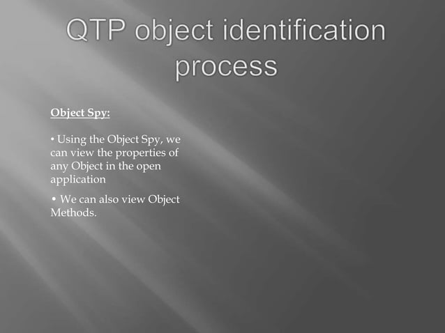 QTP Presentation | PPT