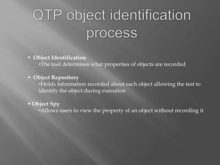 QTP Presentation | PPTX