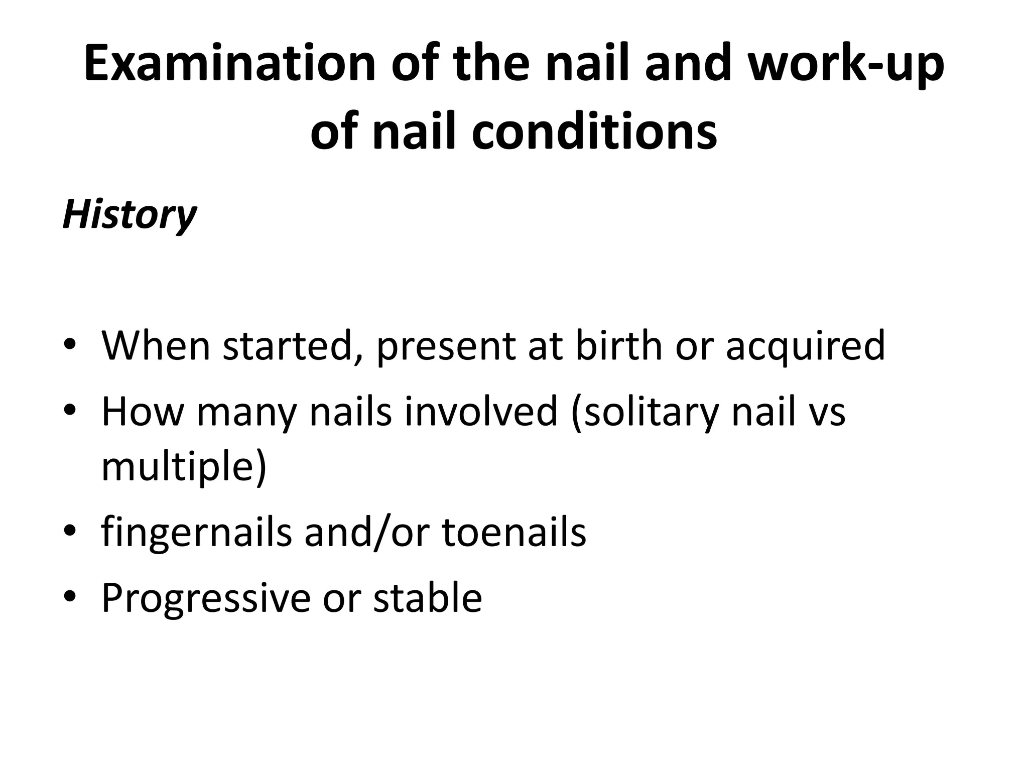 dermatology.nail disorder.(dr.mhamad usif) | PPTX