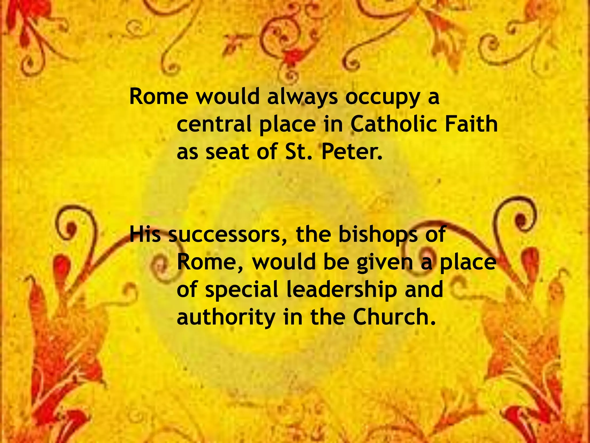 A Brief History of Catholic church | PPTX