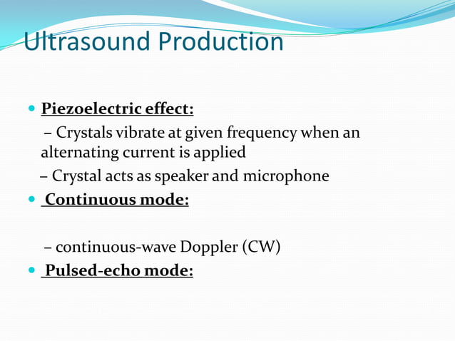 ULTRASOUND IMAGING PRINCIPLES | PPTX