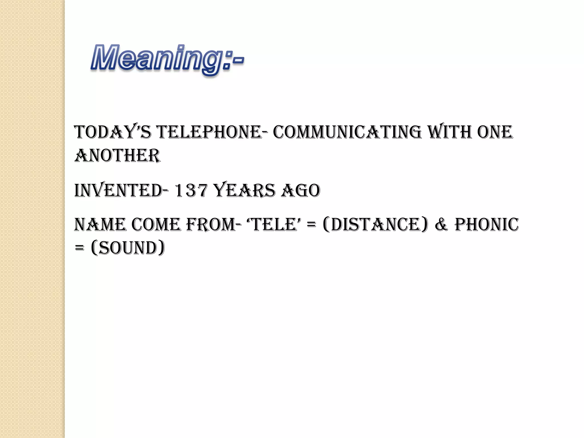 Charts, Maps, And, Telephone | PPT