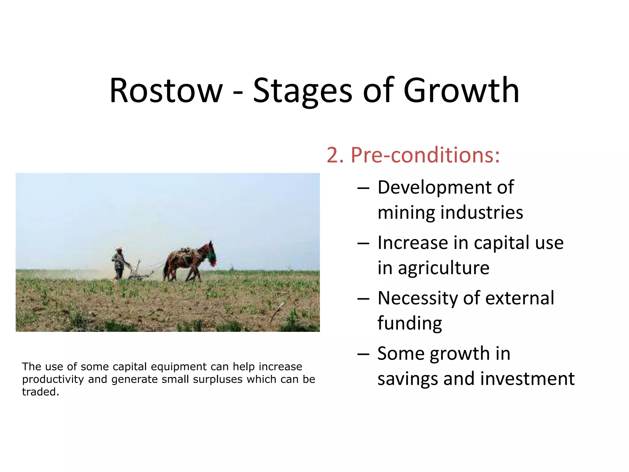rostow stages of growth | PPTX
