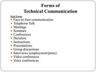 Technical Communication | PPTX