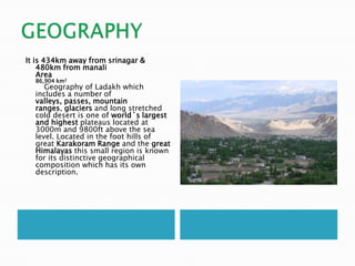 LADAKH by Dr Tsering Lamchung | PPT
