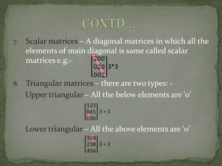 presentation on matrix | PPTX