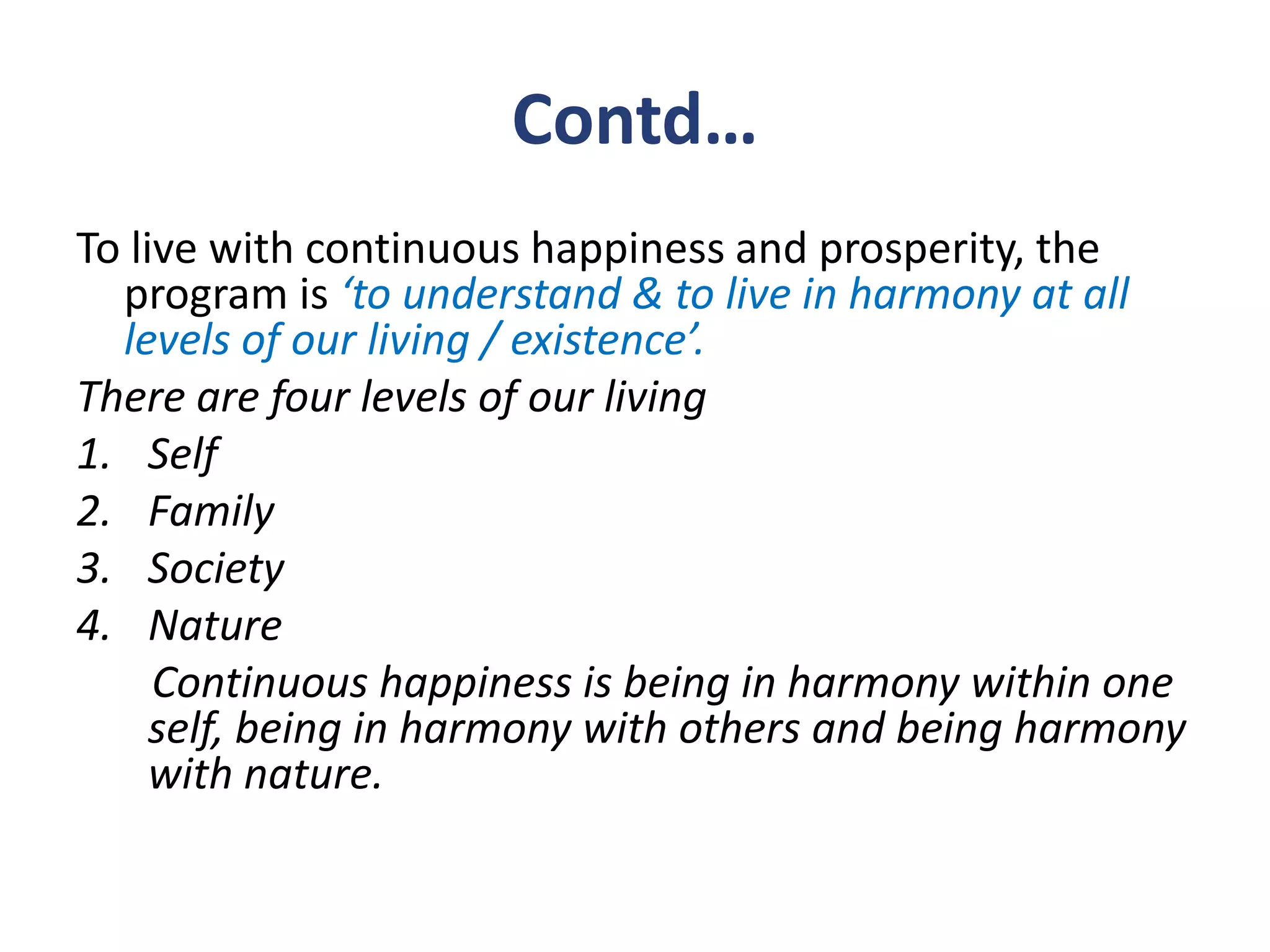 basic human aspirations | PPTX