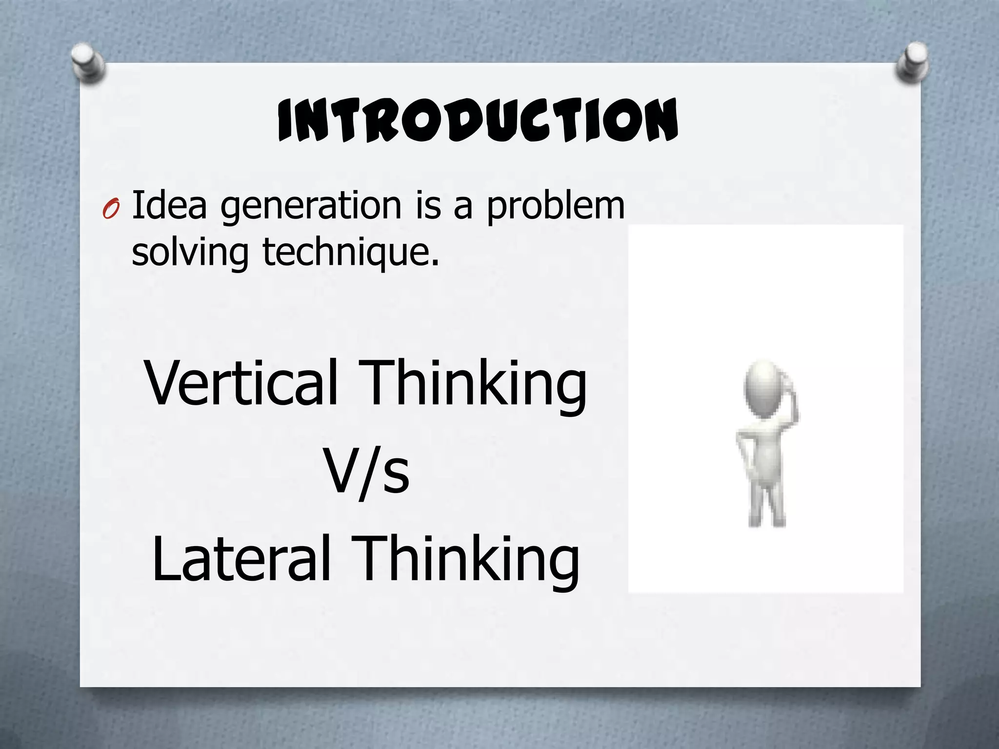 Lateral Thinking | PPTX