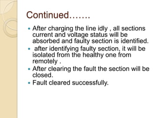distribution system fault mangement | PPTX