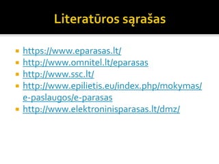 Elektroninis parašas | PPTX