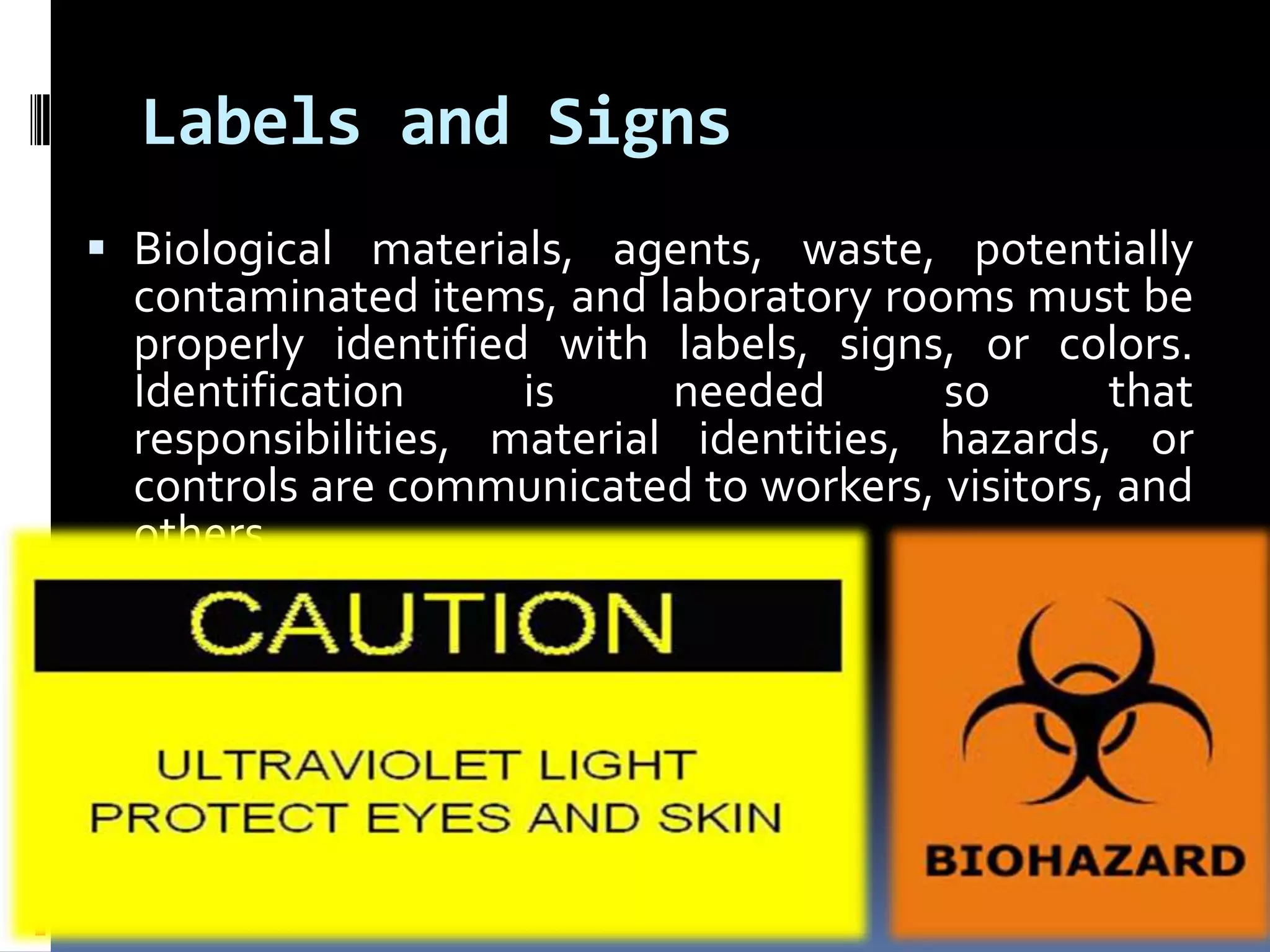 Biosafety and ethics in Molecular biology laboratory | PPTX