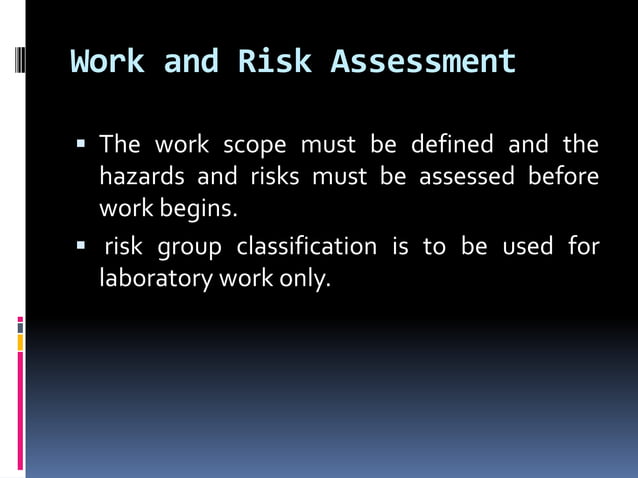 Biosafety and ethics in Molecular biology laboratory | PPTX | First Aid ...