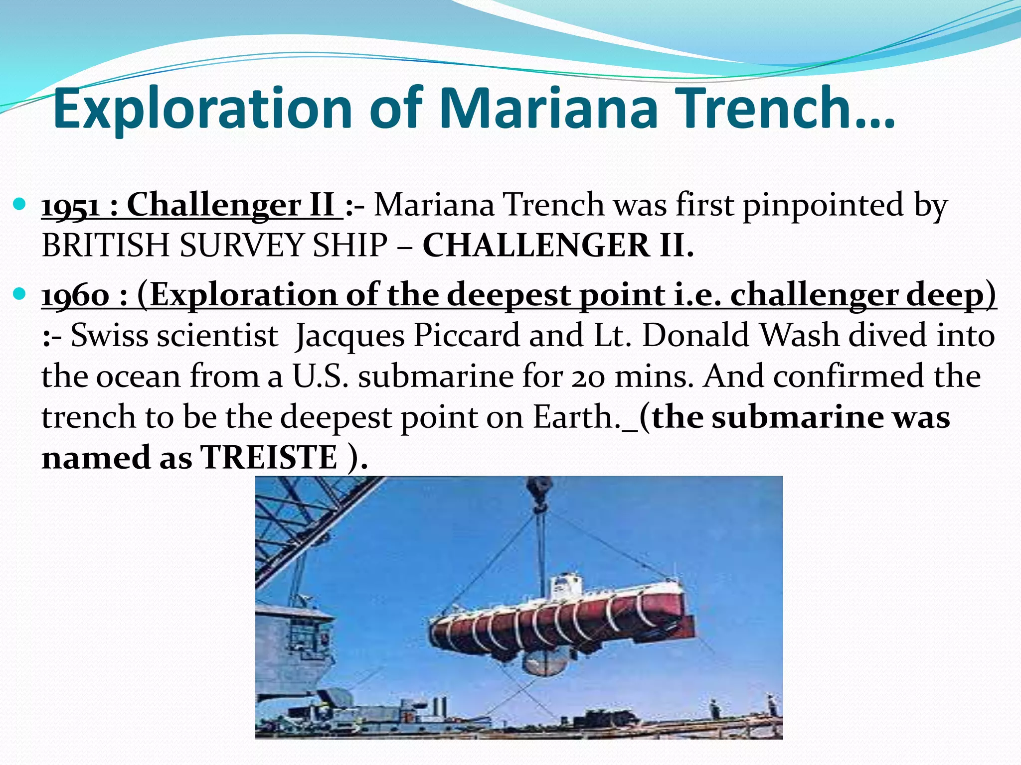 mariana trench | PPTX