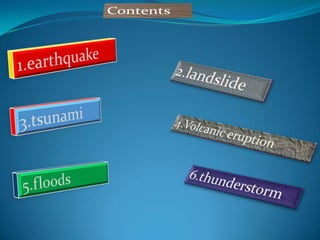 DISASTER AND ITS CAUSES | PPTX