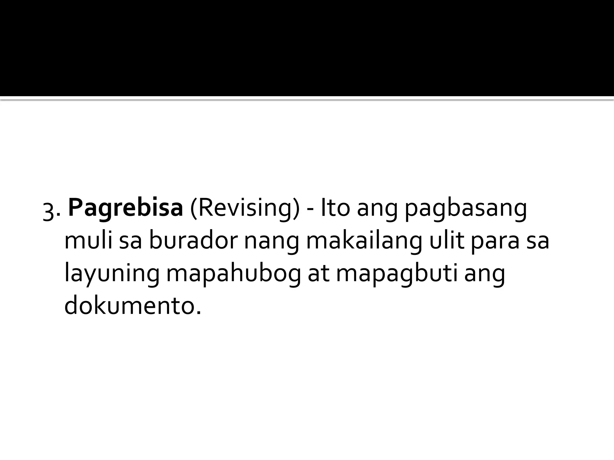 Ang Pagsulat | PPTX