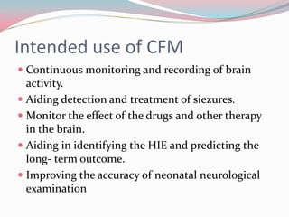 neonatal cerebral function monitoring | PPTX